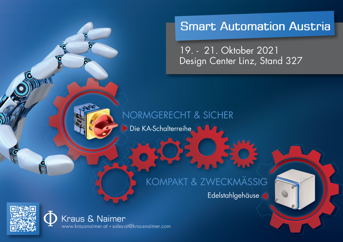 Endlich wieder Messe! Viele Neuheiten auf der SMART AUTOMATION in Linz