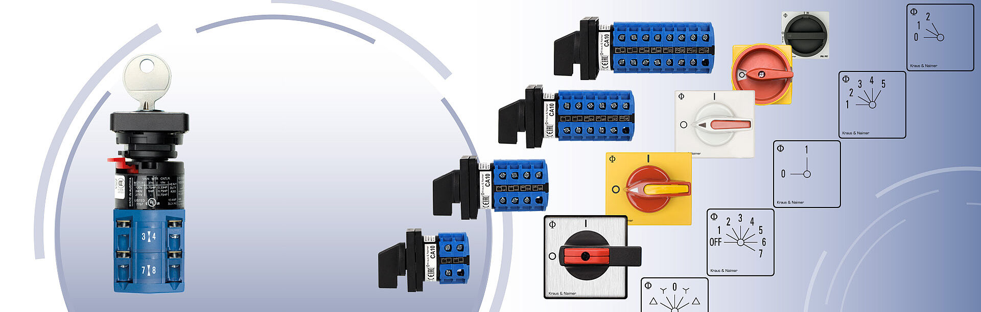 | cam switches, switch disconnectors, control switches, main switches