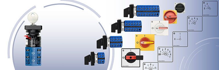 | cam switches, switch disconnectors, control switches, main switches