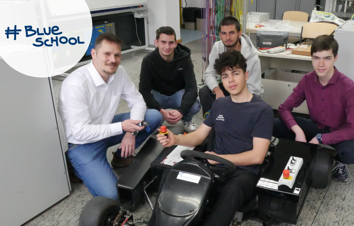 Kraus & Naimer unterstützt Diplomanden der HTL TGM Wien bei GoKart-Projekt